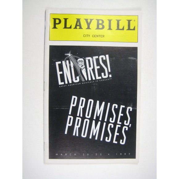 Other | Promises Promises City Center Theatre Playbill March 1997 ...